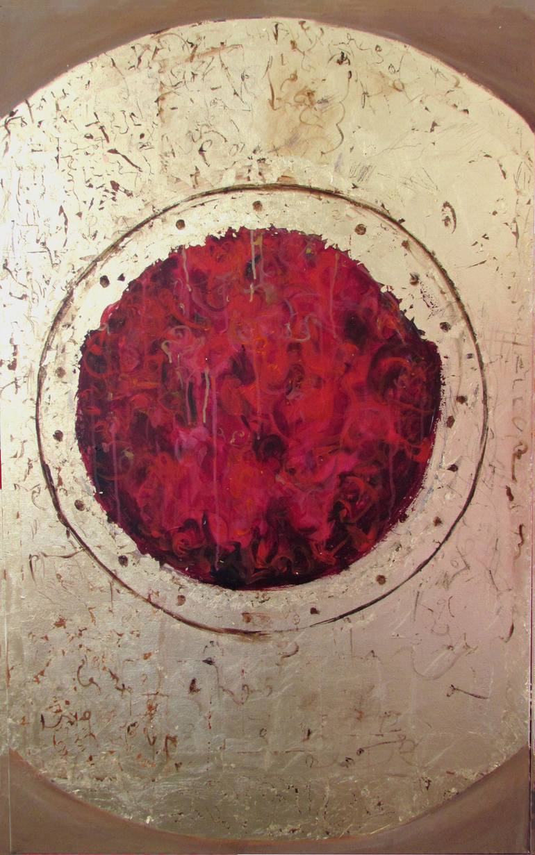 Golden Void 5 Painting by Saya Behnam | Saatchi Art