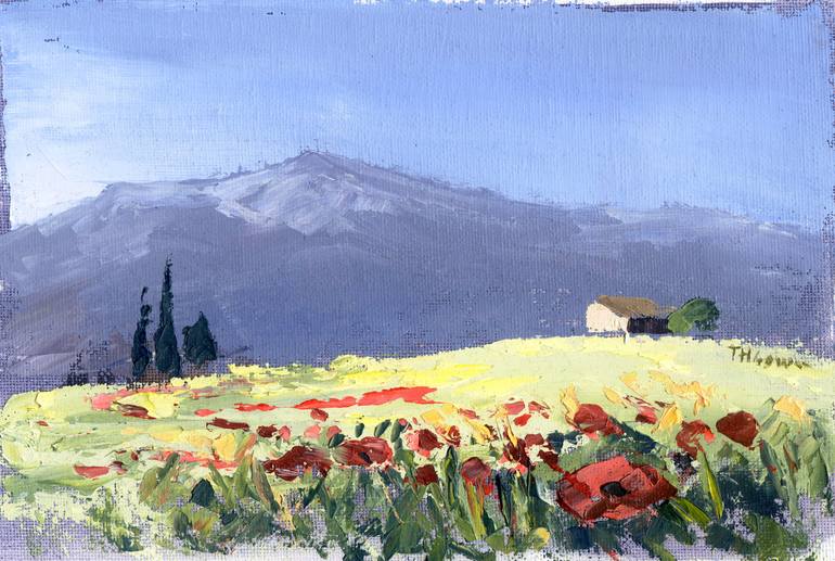 Poppies Painting by Thomas Gowen | Saatchi Art