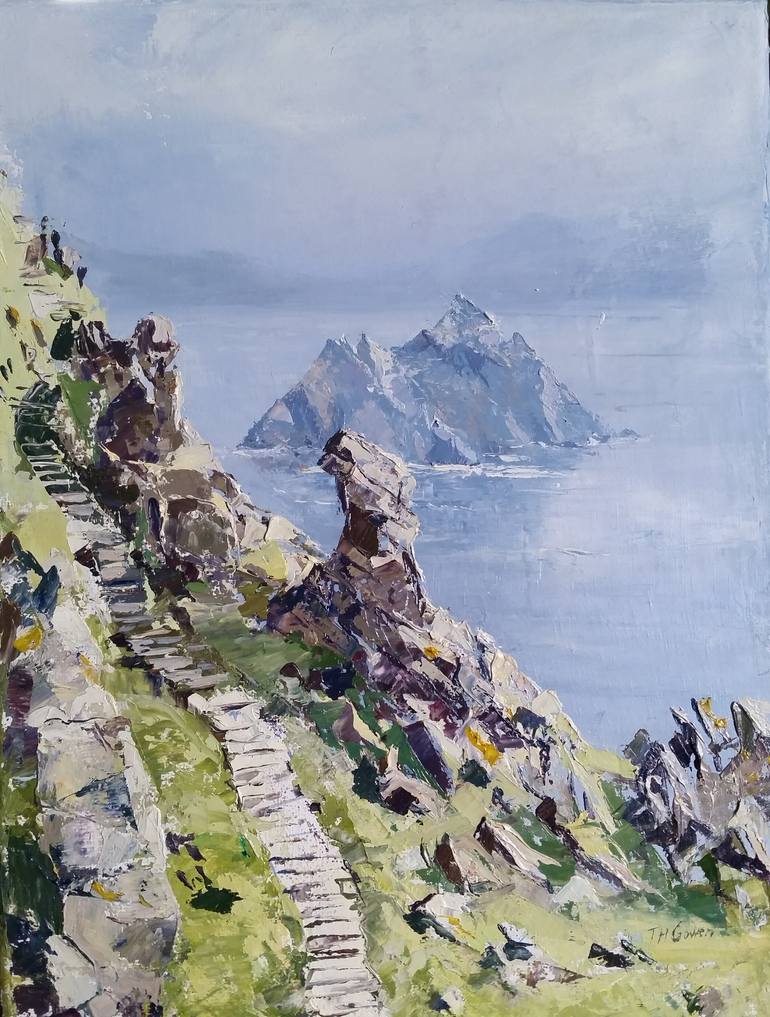 Skelligs Painting by Thomas Gowen | Saatchi Art