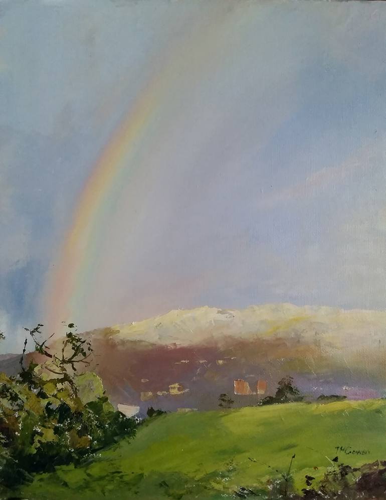 Spring Showers Painting by Thomas Gowen | Saatchi Art