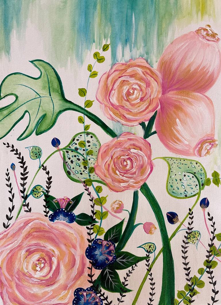 Kaki Painting by Sarah King | Saatchi Art