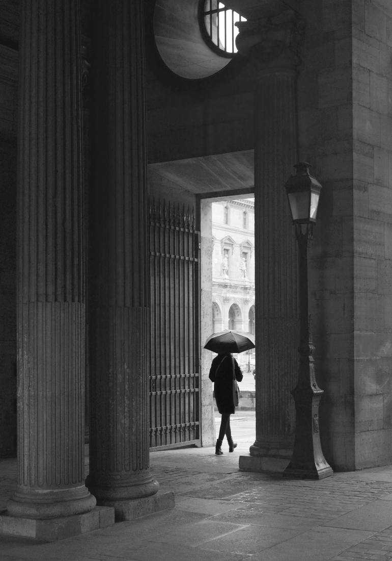 Rain. Louvre. Paris Photography by Dmitry Savchenko | Saatchi Art