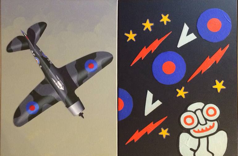 Thunderbolt Painting by Pete Coleman | Saatchi Art