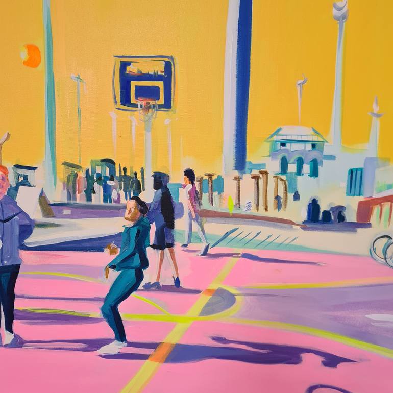 The Donut Painting by Ruth Mulvie | Saatchi Art