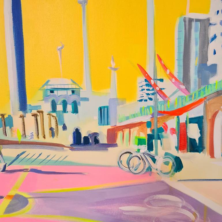 The Donut Painting by Ruth Mulvie | Saatchi Art