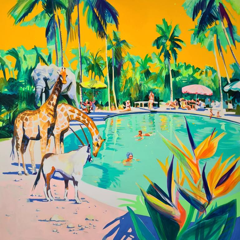 Xanadu Painting by Ruth Mulvie | Saatchi Art