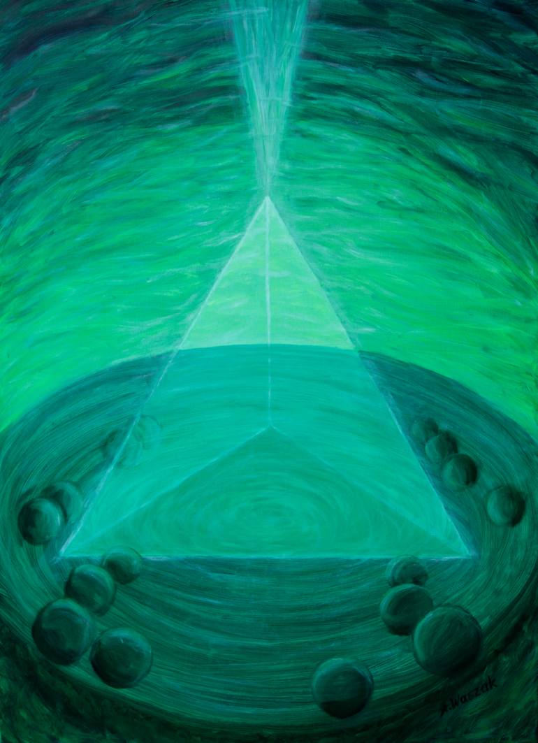 Equilibrium Painting by Agnieszka Waszak | Saatchi Art