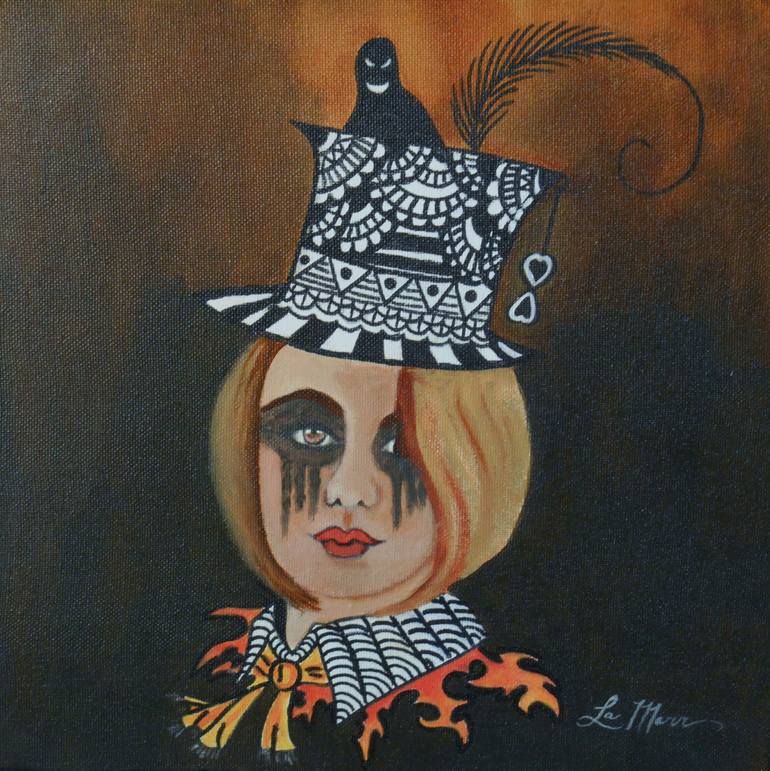 Fright Night Painting by La Marr Kramer | Saatchi Art