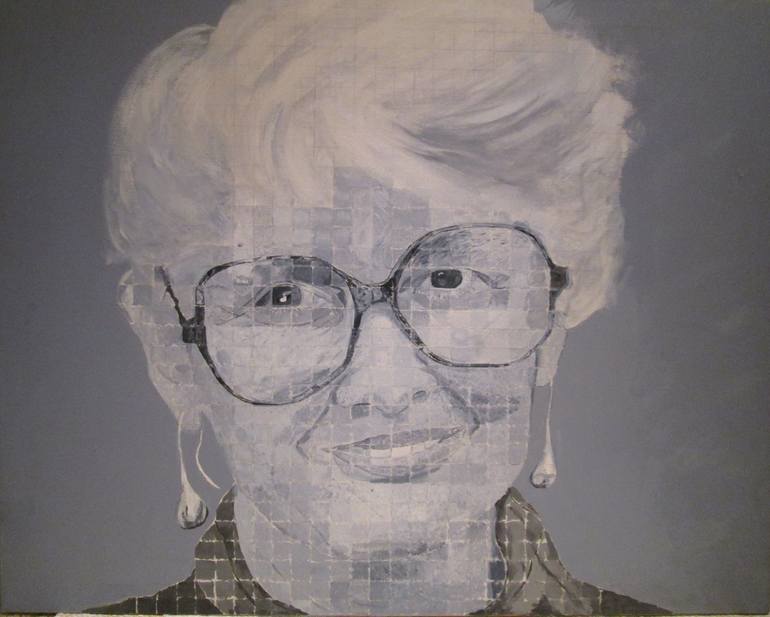 Self-Portrait Painting by Carolyn Cornell | Saatchi Art