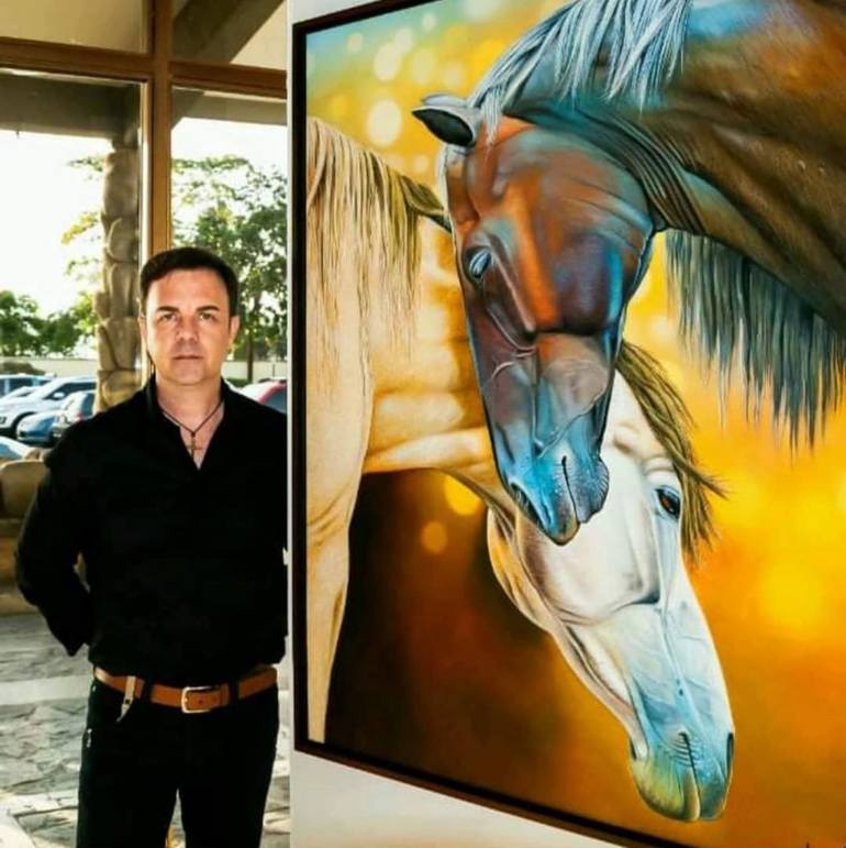 Pareja Painting by Nuno Fernandes | Saatchi Art