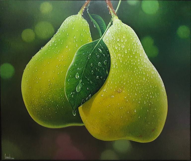 pears Painting by Nuno Fernandes | Saatchi Art