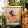 Panagbenga: the flower festival (framed) Painting by Michelle Angelique ...