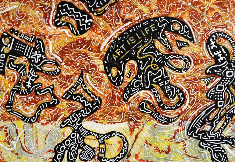 Life Is Art Painting by Vincent Keele | Saatchi Art
