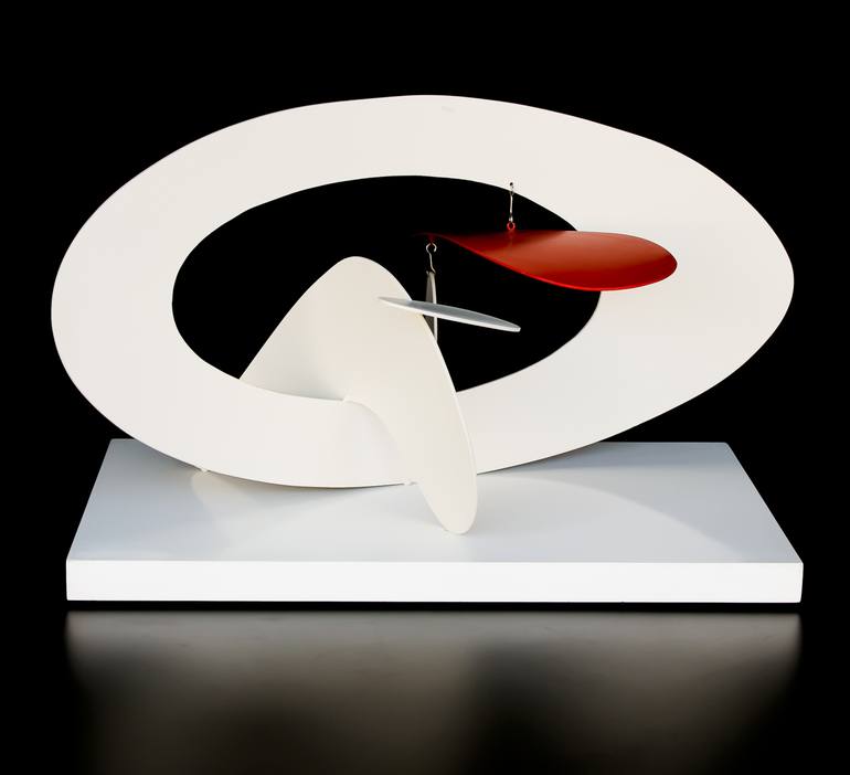 Balance in Red Sculpture by Paul Stein | Saatchi Art