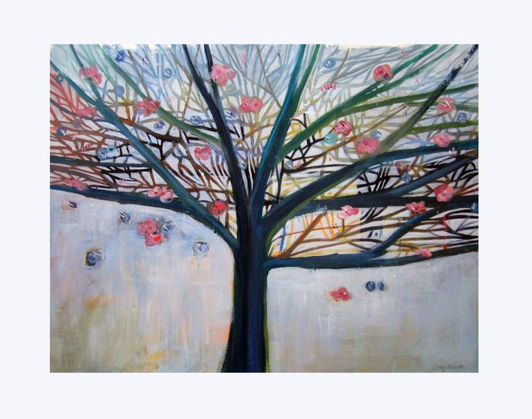 Reaching Out Painting by Shyama Ruffell | Saatchi Art