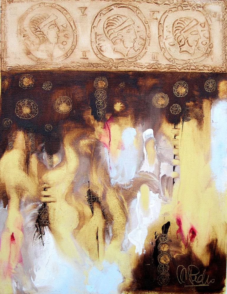 He who looks to heaven will count denarii. Prophecies. Painting by ...