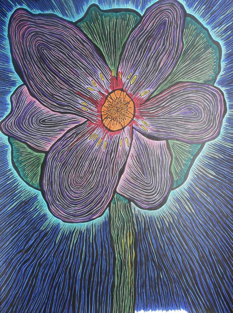 Withdrawing Drawing by Jarrett Bywaters | Saatchi Art