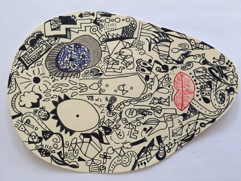 Linde's first Drawing by Linde Onbekend | Saatchi Art
