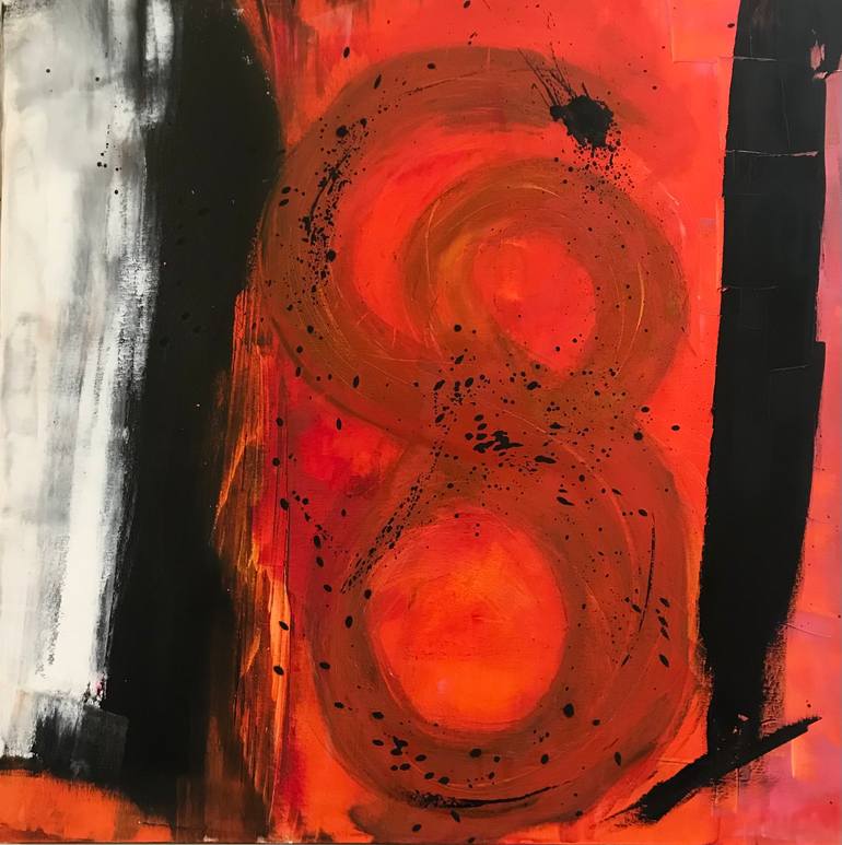 Figure Eight Painting by Lynn MacDonald | Saatchi Art