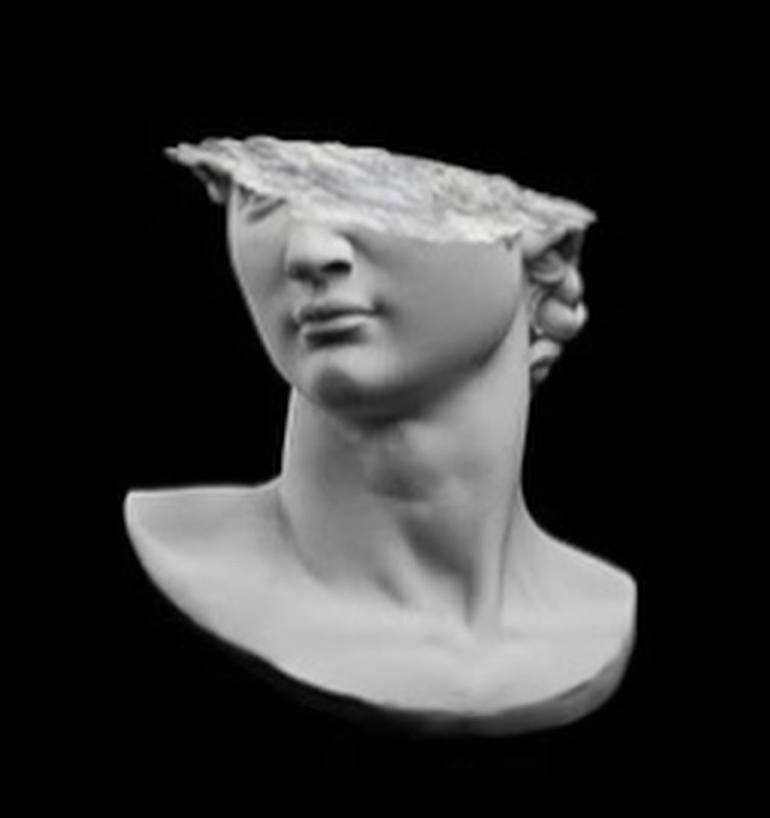 Greek Head Sculpture by Bart Somers | Saatchi Art