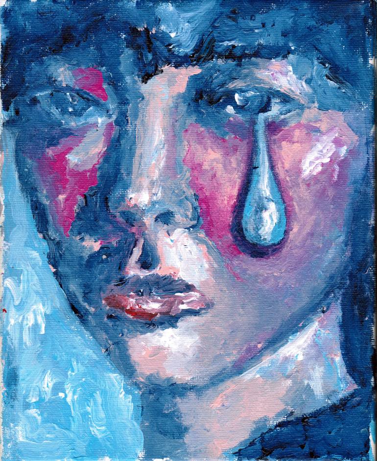 Single Tear Painting by Kevin Angus Guthrie | Saatchi Art