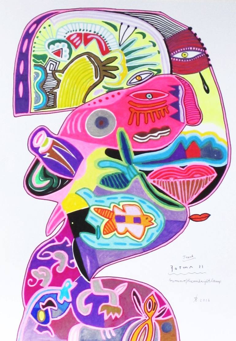 fatma Drawing by Rainer Baier | Saatchi Art