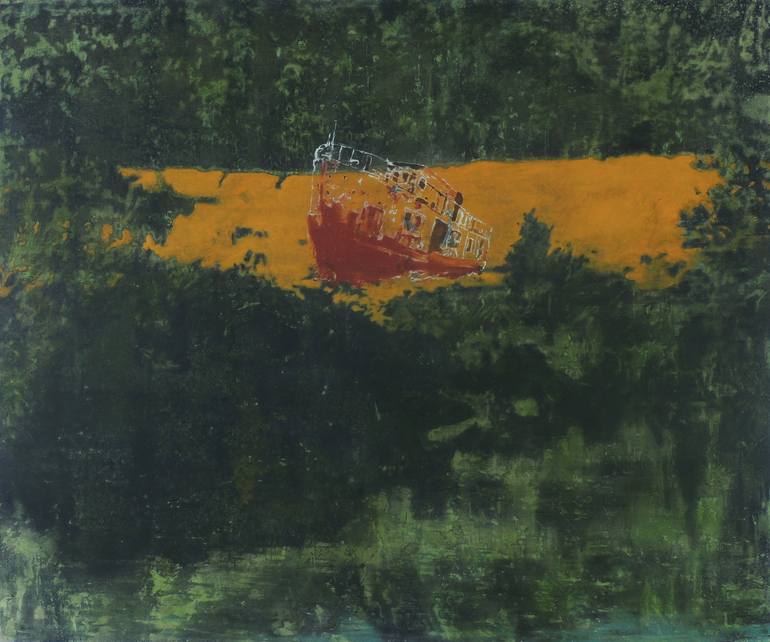 Village Secret Painting by Gavin Lockheart | Saatchi Art