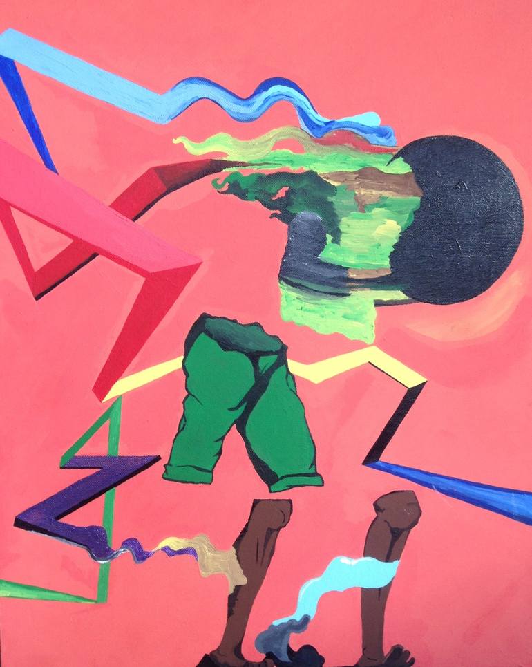 Patience Painting by Zaire Wellmon | Saatchi Art