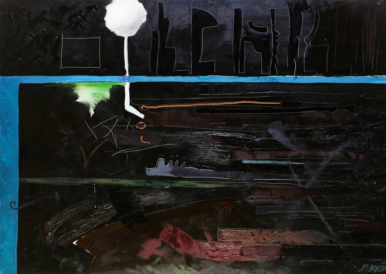 The River Painting by Martins Krumins | Saatchi Art