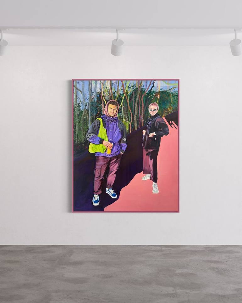 Two Metres or Less Painting by Danielle Metcalfe-shaw | Saatchi Art