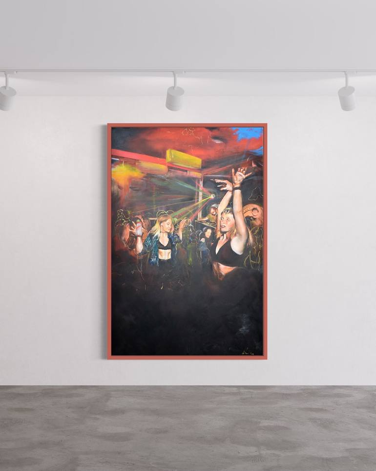 Subclub Glasgow Painting by Danielle Metcalfe-shaw | Saatchi Art