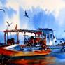 Beauty of Izmir 2 Painting by Palash Datta | Saatchi Art
