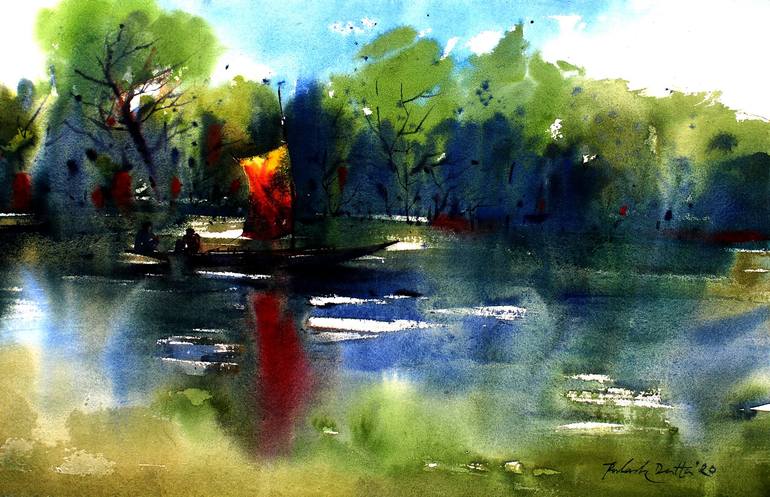 Beauty of Bangladesh 12 Painting by Palash Datta | Saatchi Art