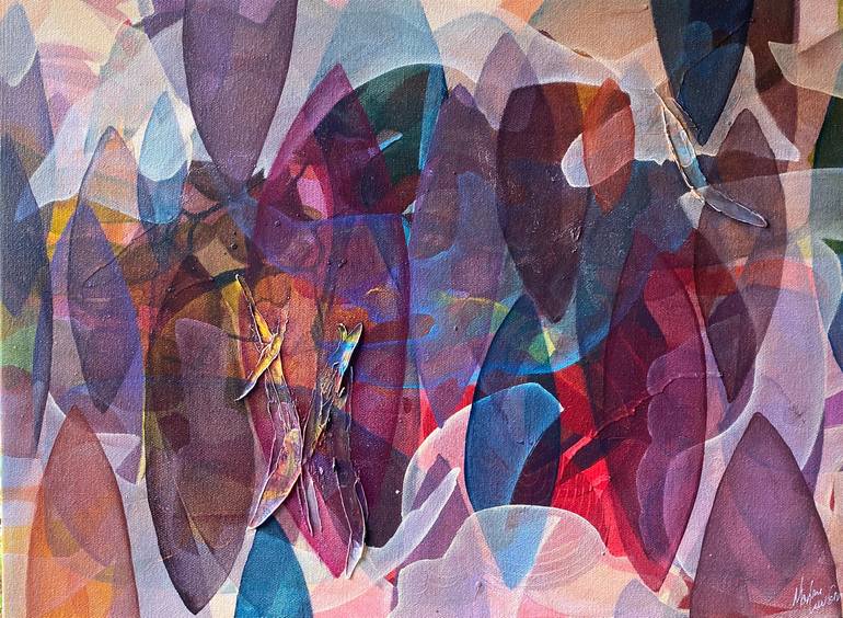 Timber Line Painting by Marlene Lowden | Saatchi Art
