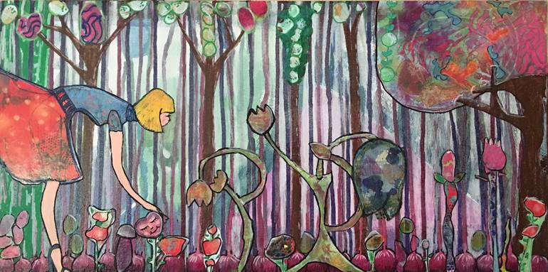 Misfit Forest - Nature Walk Painting by Kimberly Snowden | Saatchi Art