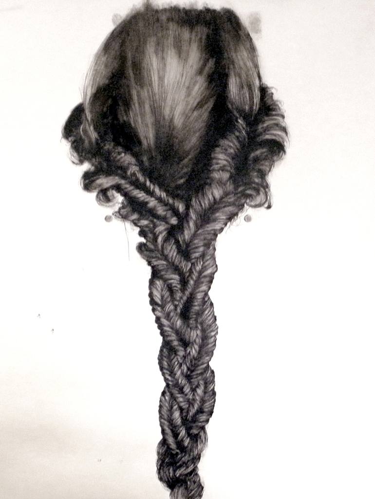 Fishtail Drawing by David Kofton | Saatchi Art