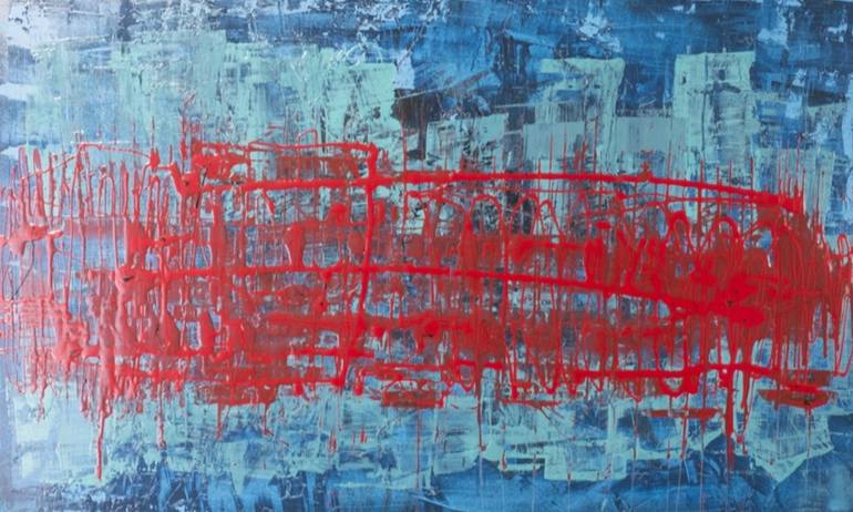 City Bridge Painting by Michael Barritt | Saatchi Art