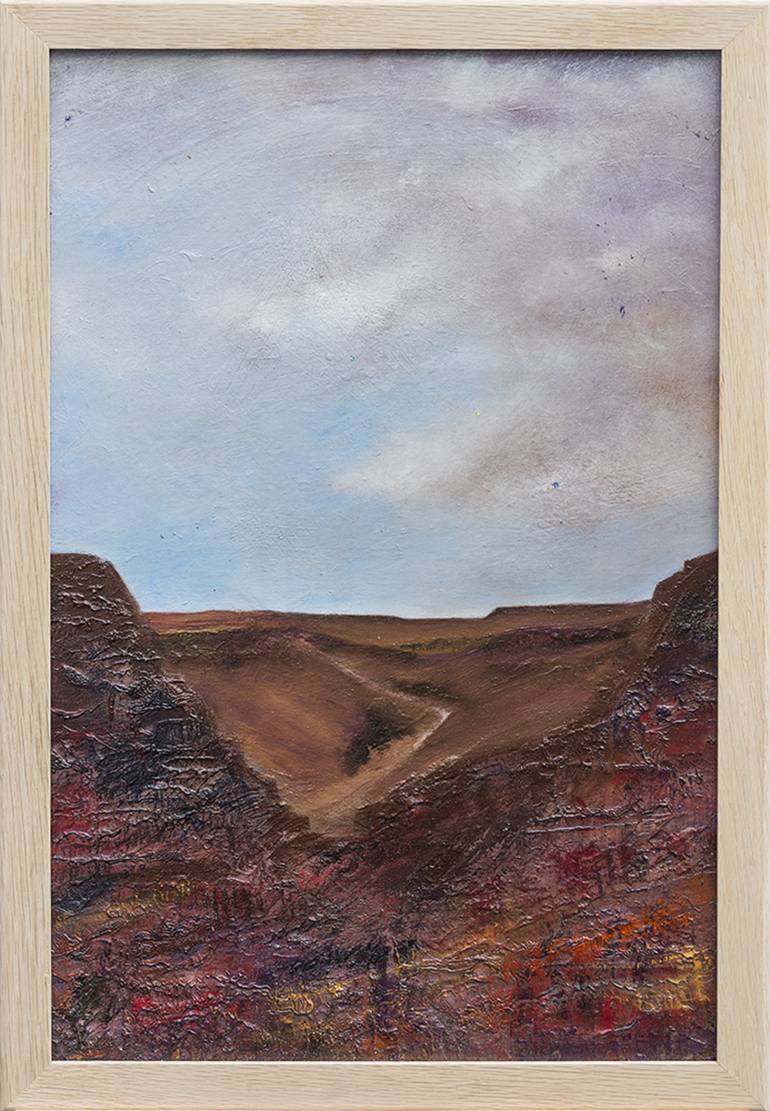 Mountain Valley Painting by Michael Barritt | Saatchi Art