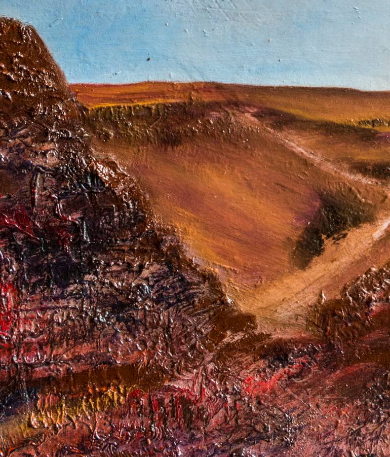 Mountain Valley Painting by Michael Barritt | Saatchi Art