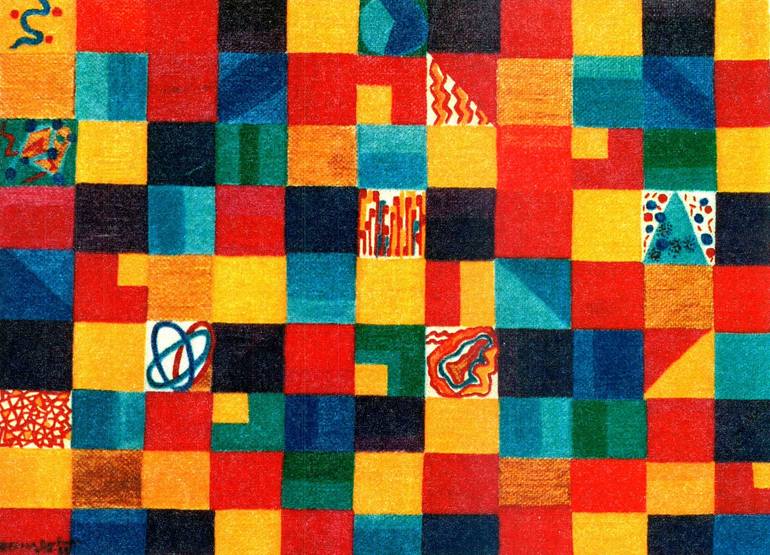 Memory Bank Painting by Elissa Dorfman | Saatchi Art