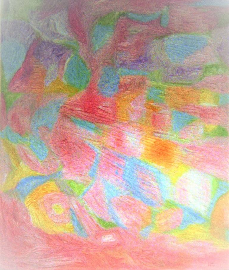Rainbow Painting by Elissa Dorfman | Saatchi Art