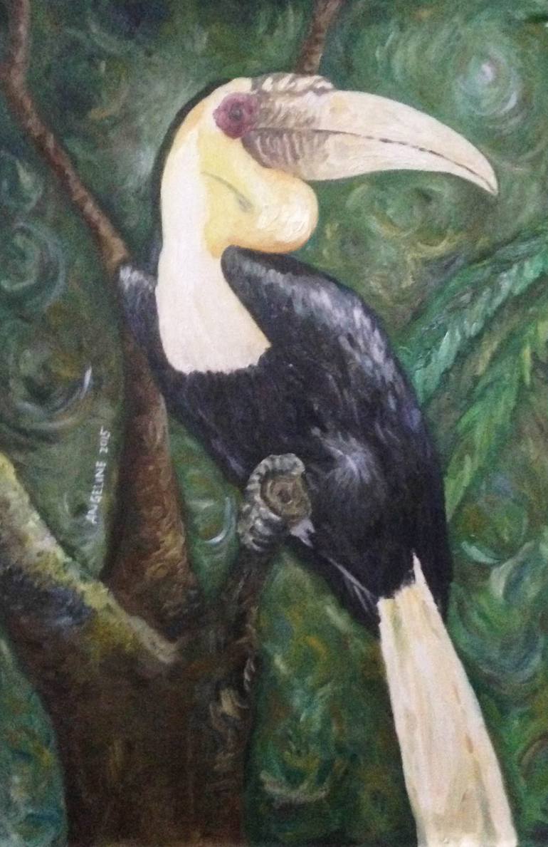 The Good Man In Borneo Painting by Chiew Ee Wong | Saatchi Art
