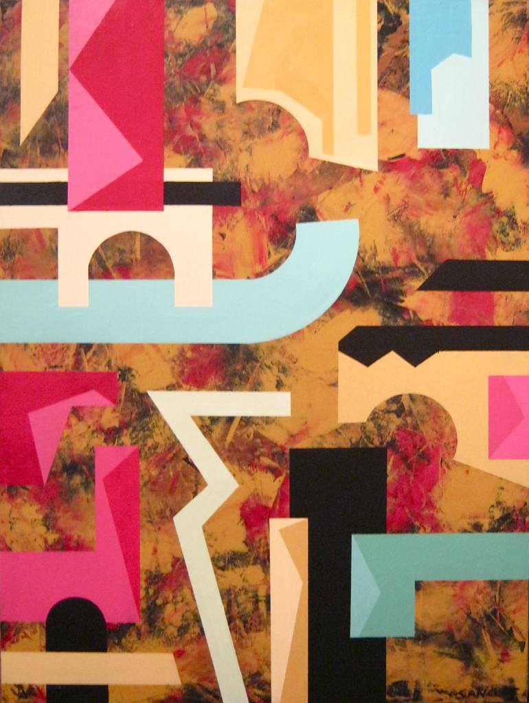 Mexico City Painting by Alan Sanchez | Saatchi Art