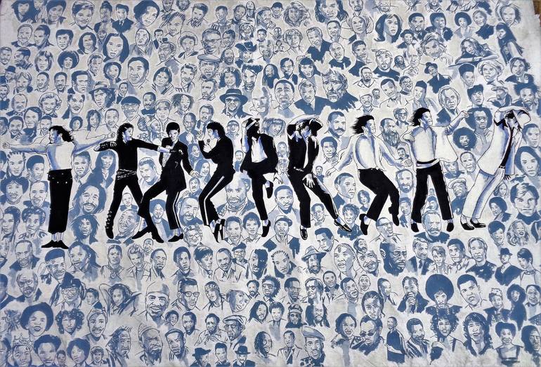 MICHAEL JACKSON -GONE TOO SOON Painting by Oliver Martin Okoth ...