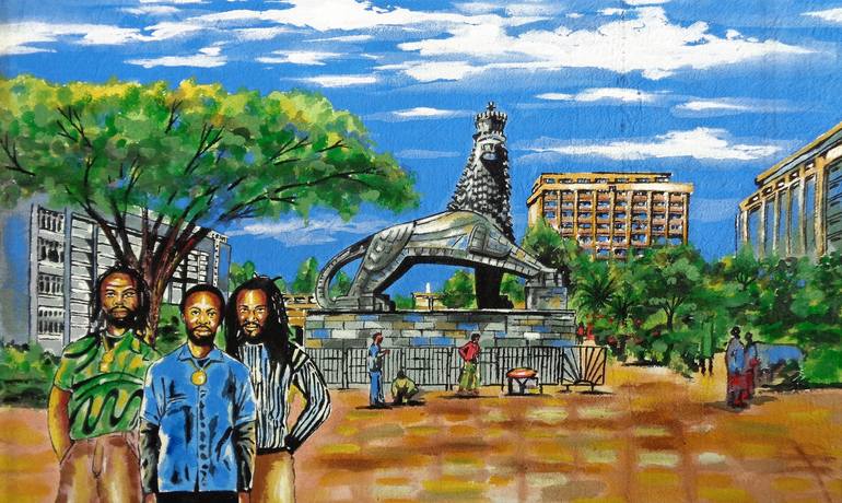culture addis ababa. Painting by Oliver Martin Okoth | Saatchi Art
