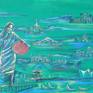 BANGLADESH. Painting by Oliver Martin Okoth | Saatchi Art