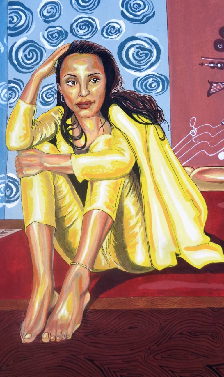 SWEETEST TABOO. Painting by Oliver Martin Okoth | Saatchi Art
