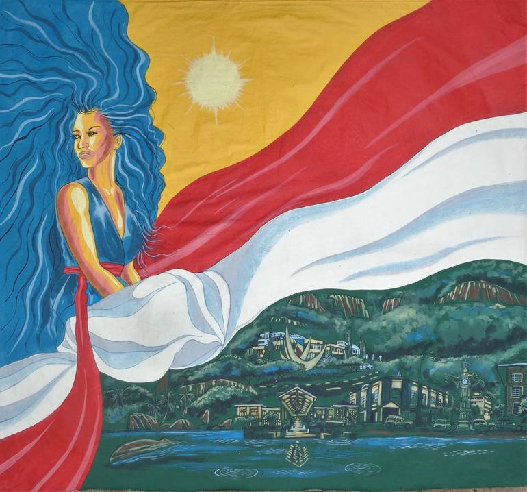 SEYCHELLES. Painting by Oliver Martin Okoth | Saatchi Art