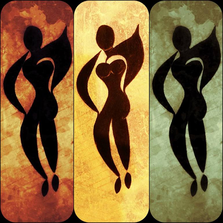 Tiny Dancers Painting by Patti Denney | Saatchi Art