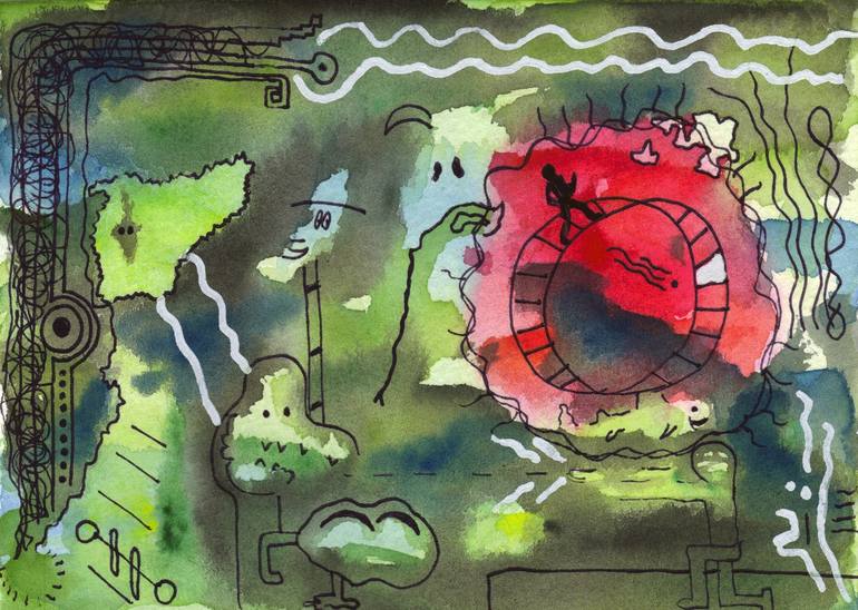 Giro Painting by Oscar Olarte | Saatchi Art